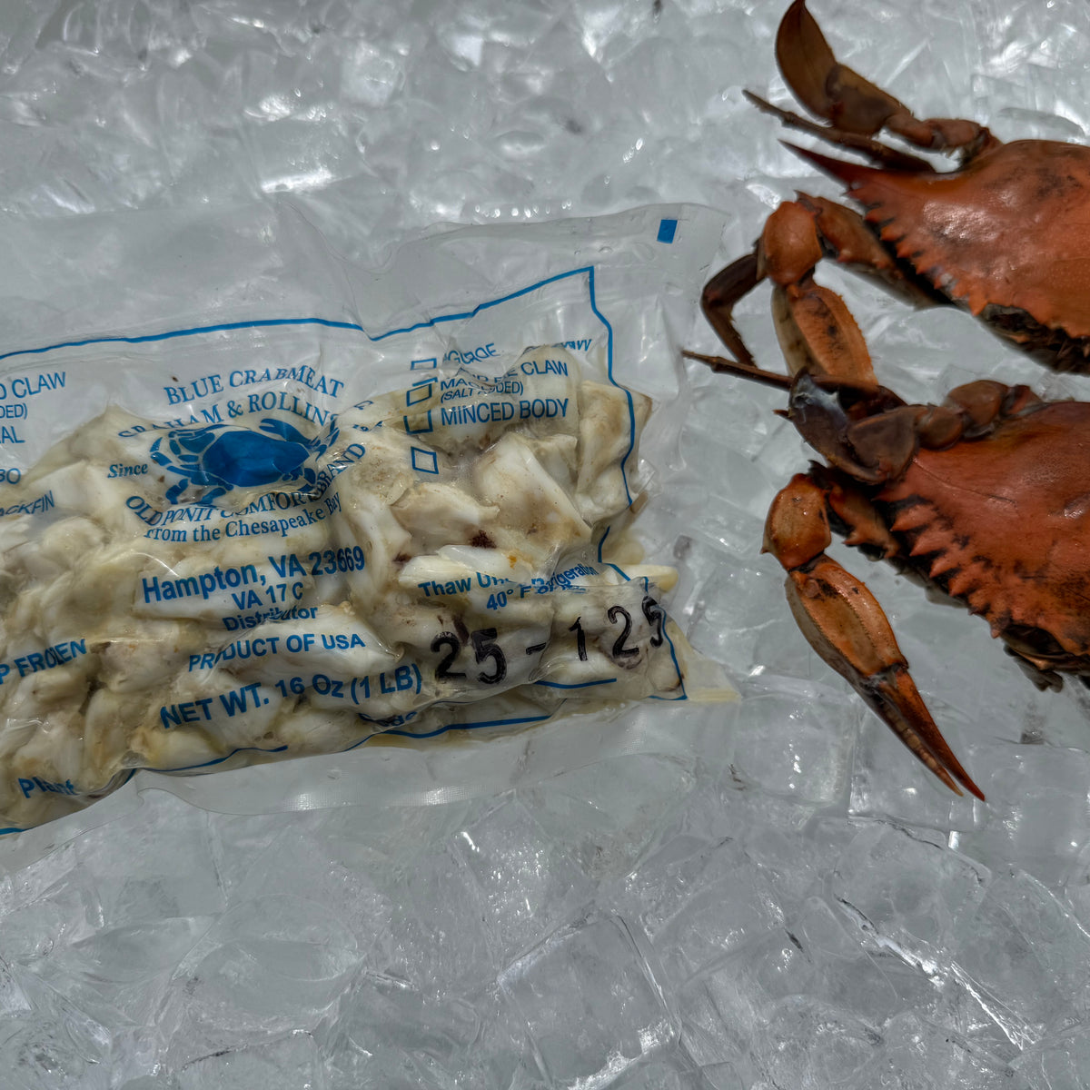Frozen Vacuum Sealed Jumbo Lump Crab Meat – Graham & Rollins, Inc.